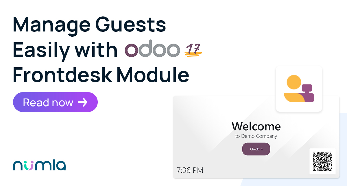 Manage Guests Easily with Odoo 17's Front Desk Module | Numla