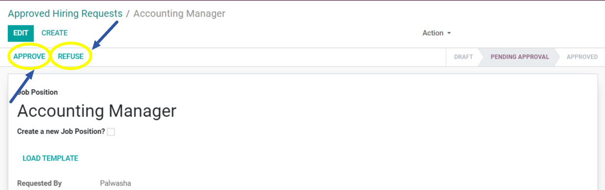 Hiring Requests App User Guide | Documentation | Numla