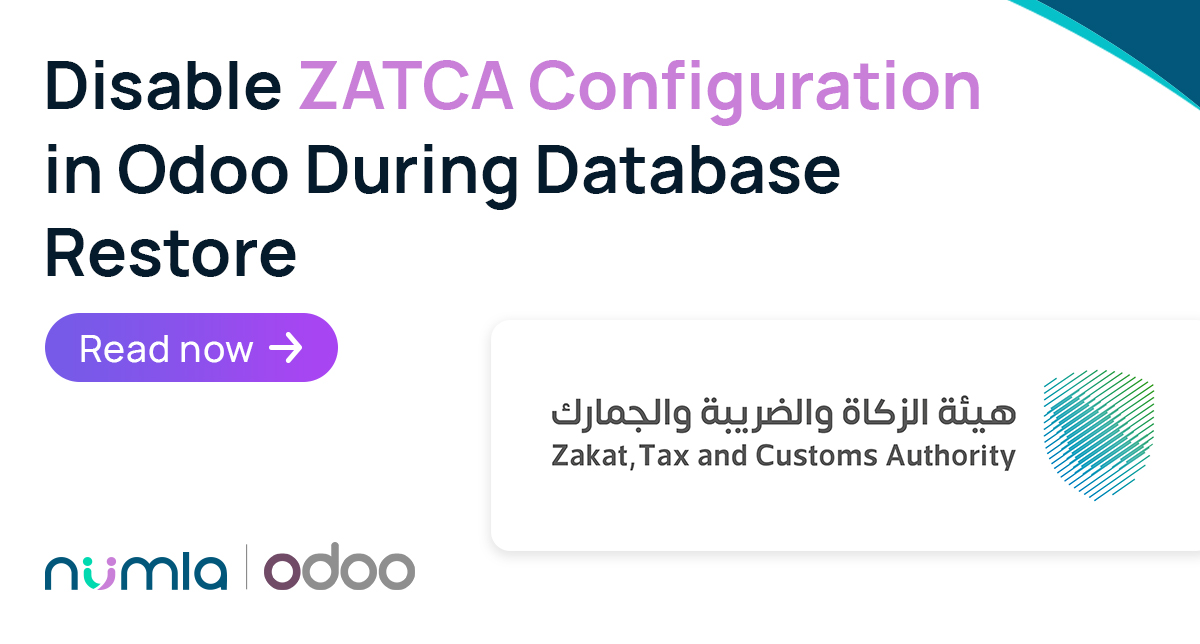 How to Disable ZATCA Configuration in Odoo During Database Restore