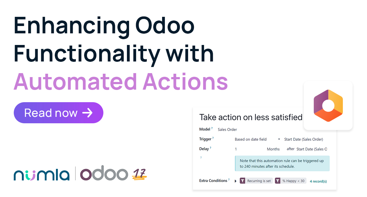 Enhancing Odoo Functionality with Automated Actions | Numla