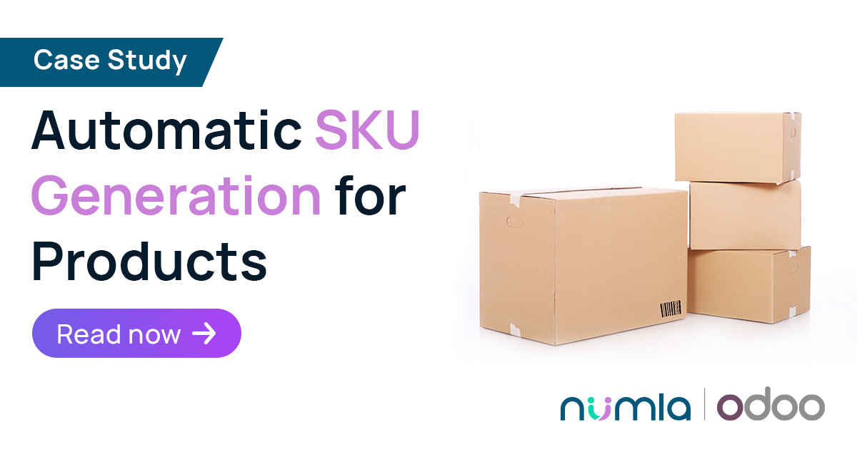 Odoo Automatic SKU Generation for Products | Odoo ERP Software