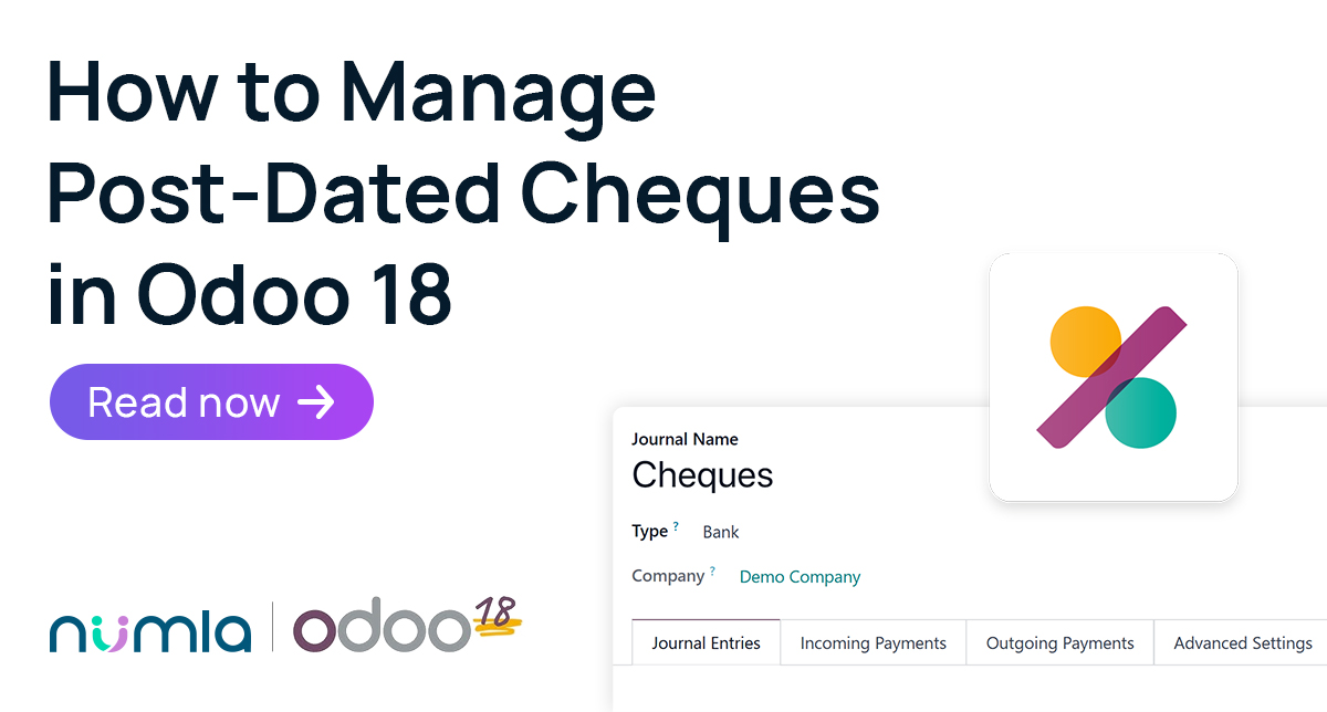 How to Manage Post-Dated Cheques in Odoo 18 | Odoo ERP