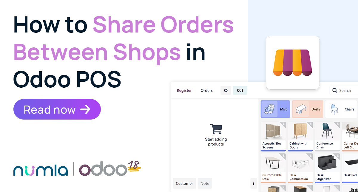 How to Share Orders Between Shops in Odoo POS | Numla