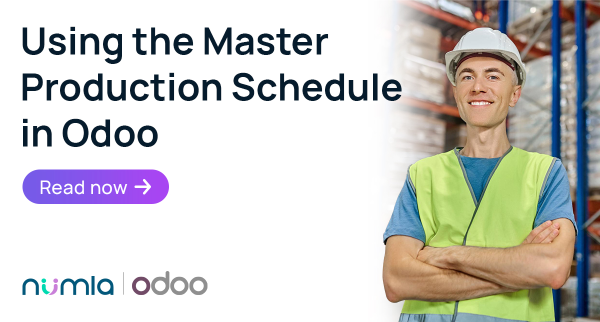 How to Use the Master Production Schedule in Odoo ERP