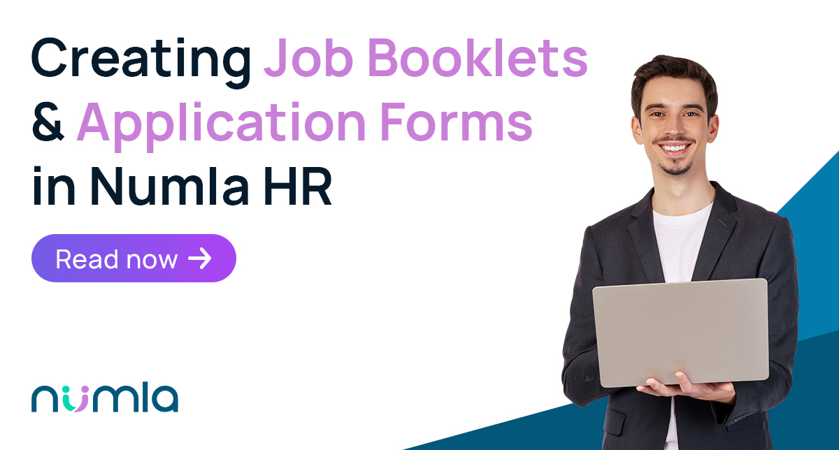 Creating Job Booklets & Application Forms in Numla HR | Numla