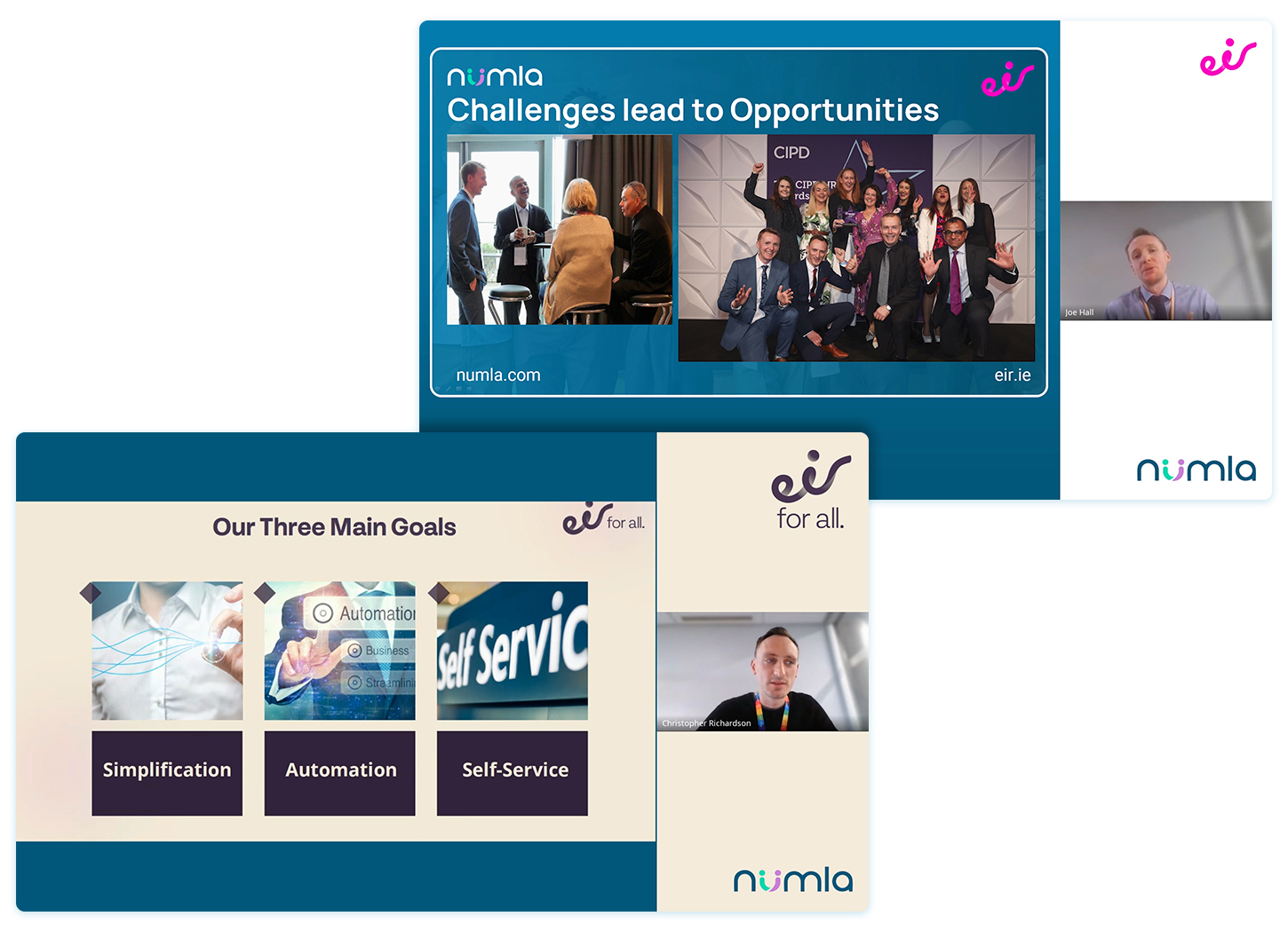 Free HR Transformation Webinars | eir Ireland & Numla's Story