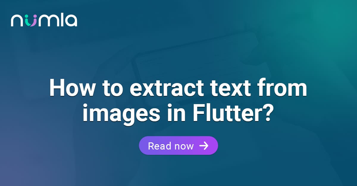 How to extract text from images in Flutter | Flutter development