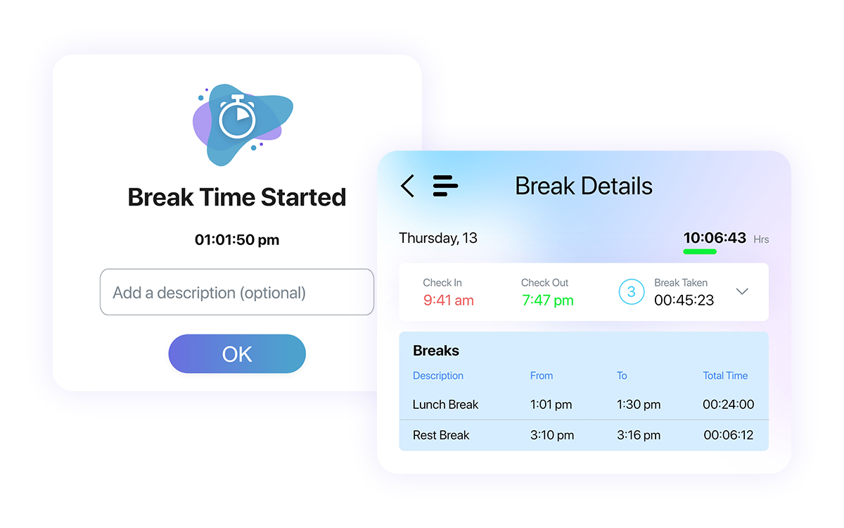 Attendance Management Software with Location & Biometric Features