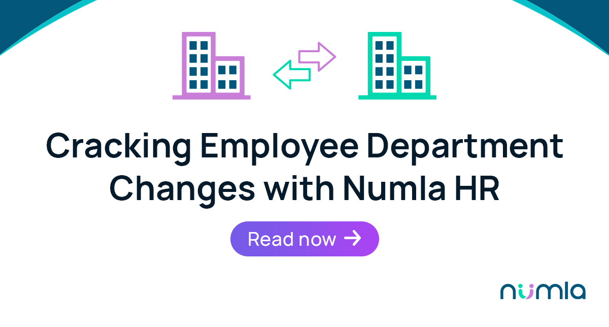 Employee Department Changes with Numla HR